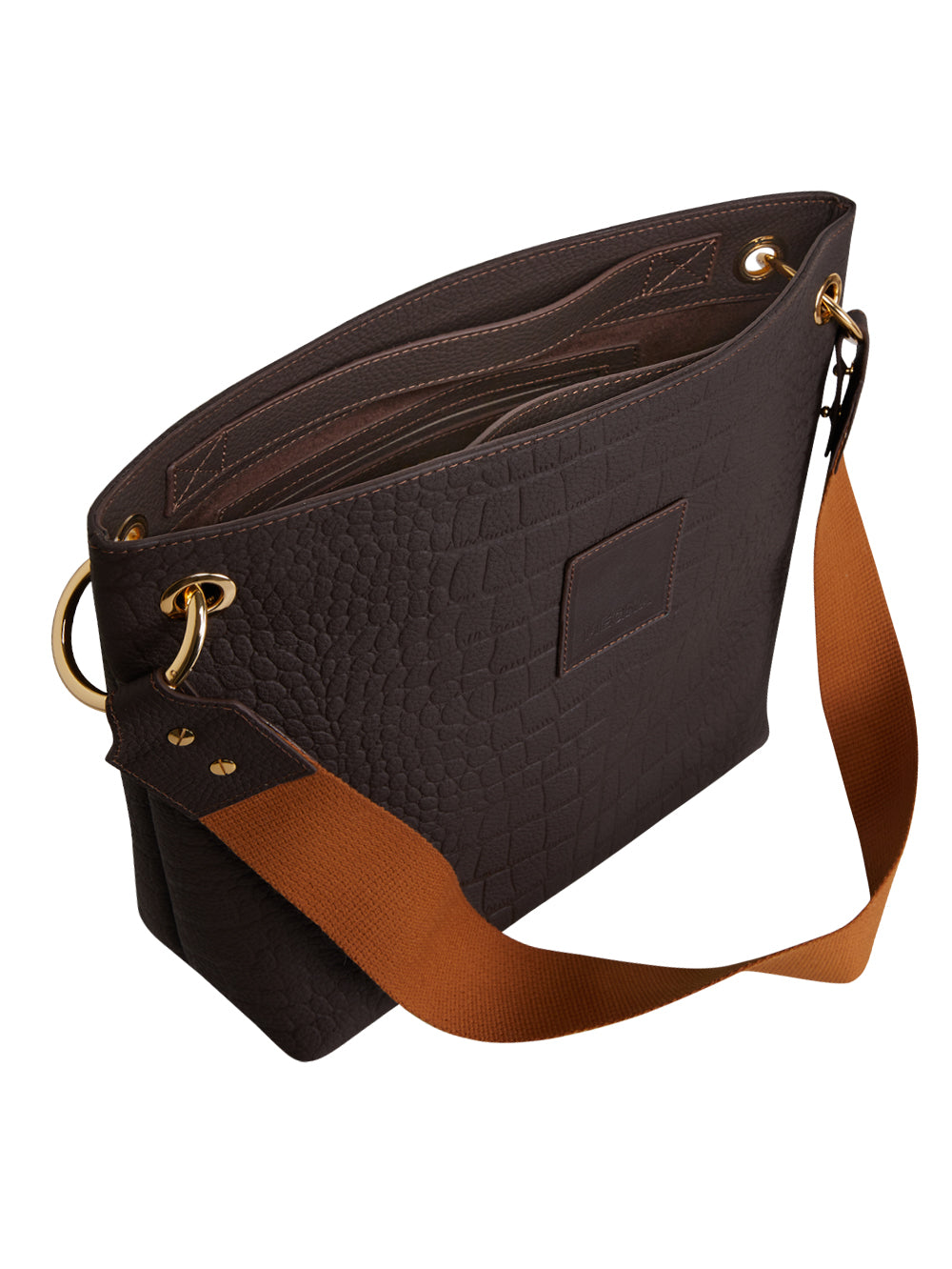 SANDRA BUCKET BAG • MEDIUM • CHOCOLATE – Megna Studio