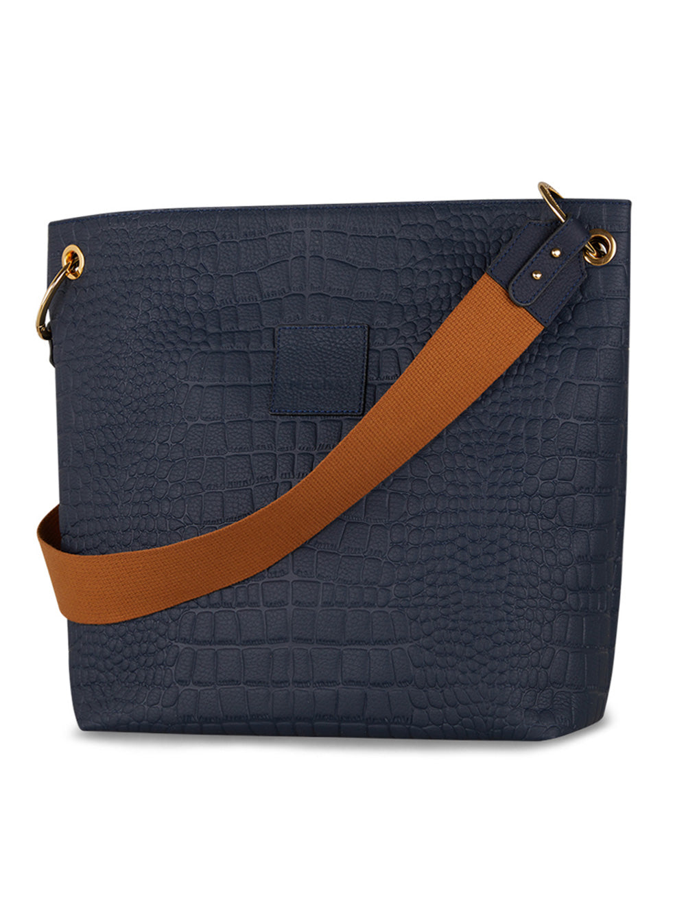 SANDRA BUCKET BAG • LARGE • NAVY BLUE – Megna Studio